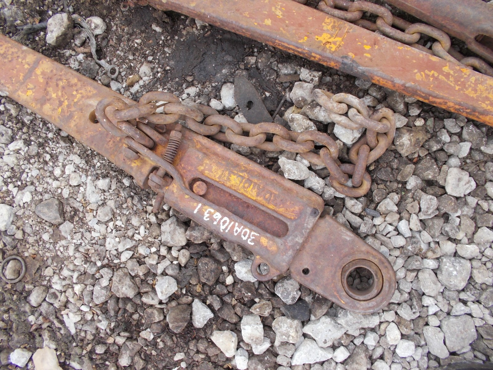 John Deere Caterpillar Cat JD Moline tractor 3pt hitch assembly lift ...