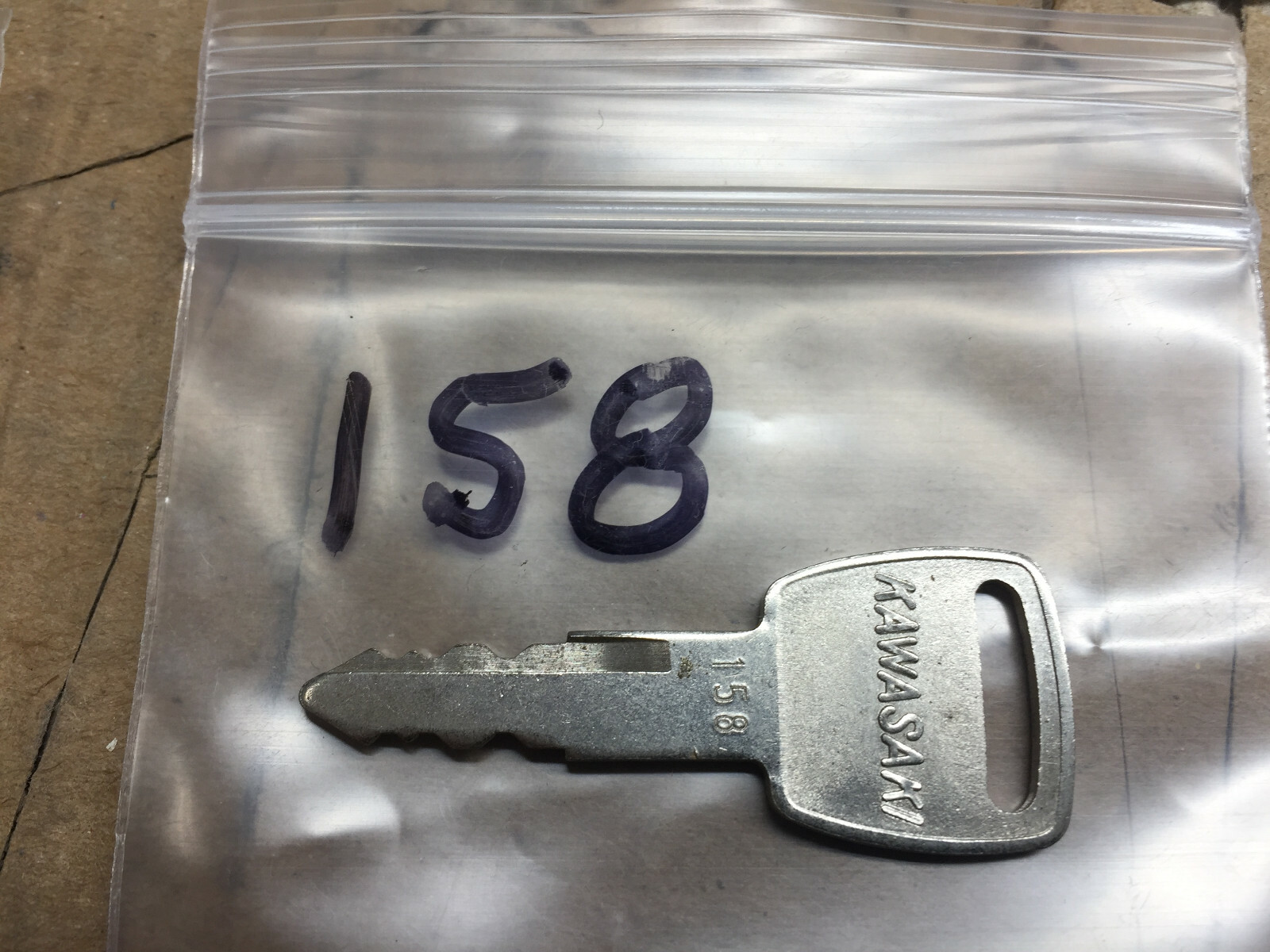 Key Precut Replacement # 158 Genuine Kawasaki NOS | eBay