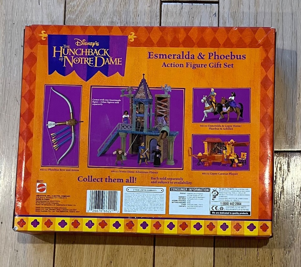 Disney's Hunchback of Notre Dame Esmeralda & Phoebus Figure Gift Set ...