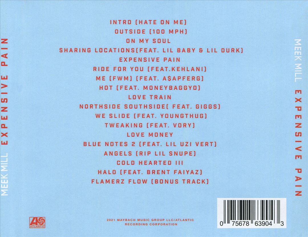 Sogni E Incubi Di Meek Mill Edizione Deluxe MEEK MILL EXPENSIVE PAIN