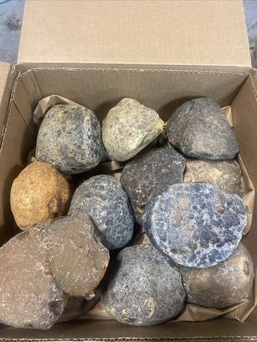 28lbs Of Whole Brazilian Agate Nodules Rough Uncut 12 Pieces | eBay