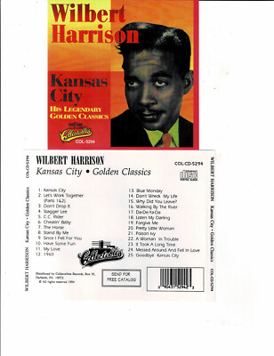 WILBERT HARRISON - KANSAS CITY: GOLDEN CLASSICS (CD 1994) **25 TRACKS ...