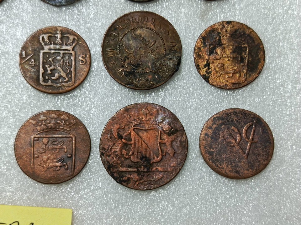 EB42A - Lot 15 Coins VOC COLONIAL Duit Batav Dutch Netherland | eBay