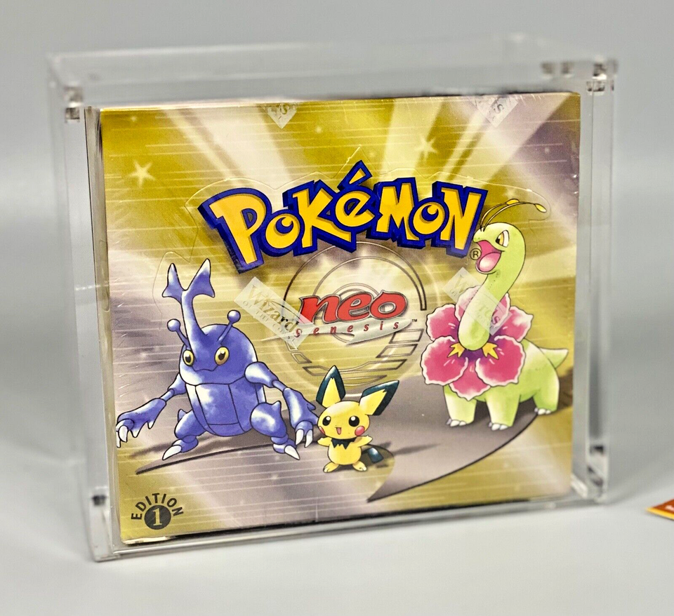Pokemon Neo Genesis 1st edition Booster Box English Sealed | eBay