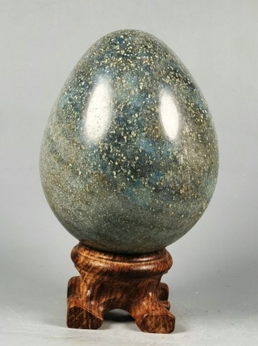 Orbicular Blue AZURITE in K2 JASPER Granite Sphere Egg Stone Healing | eBay