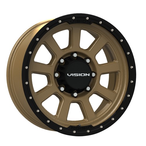 4 New Vision Ojos 18x9 5-150 12 Bronze W/satin Black Lip Wheels ...