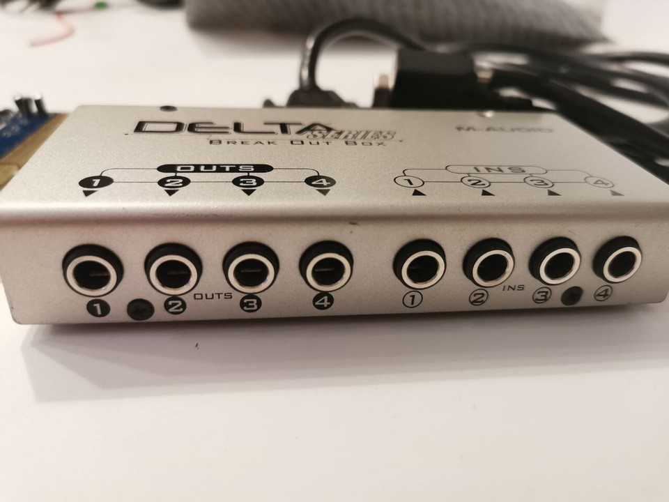 M-Audio Delta 44 Professional 4-in/4-out Audio Card & Breakout Box | eBay