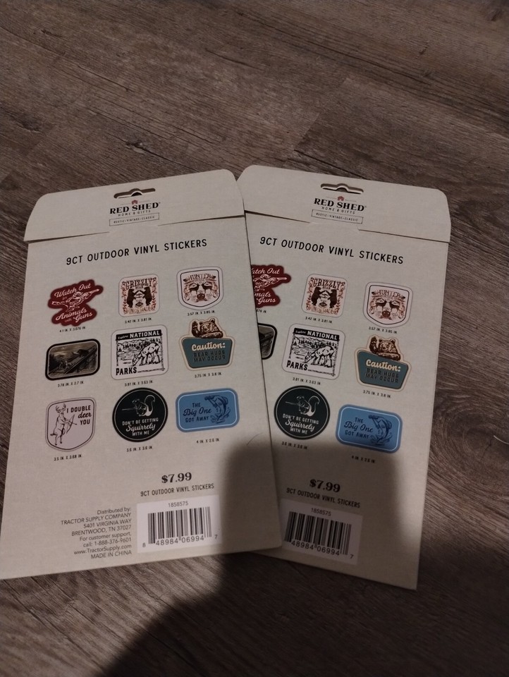 Red Shed Vinyl Stickers | eBay
