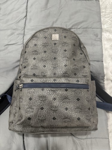 Mcm Gray Rare Backpack authentic | eBay