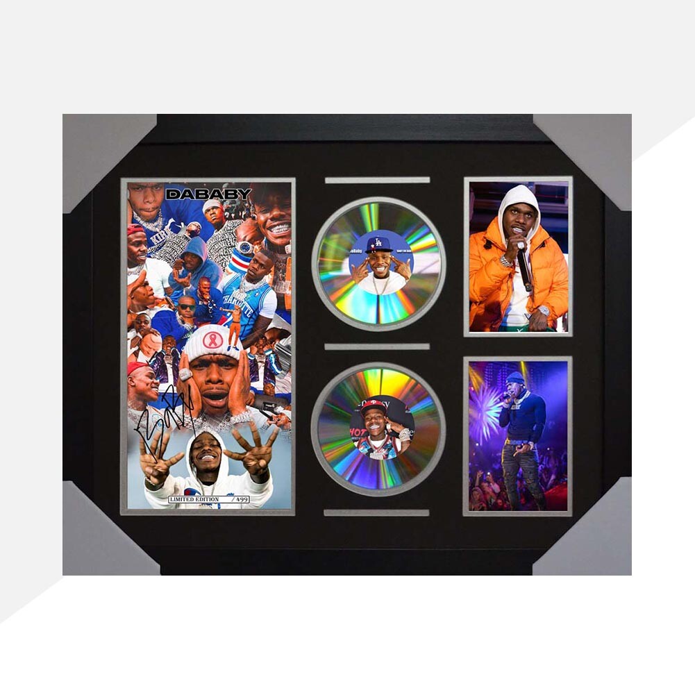 daBaby Signed Framed Memorabilia Limited Edition - 2CD - Multiple ...