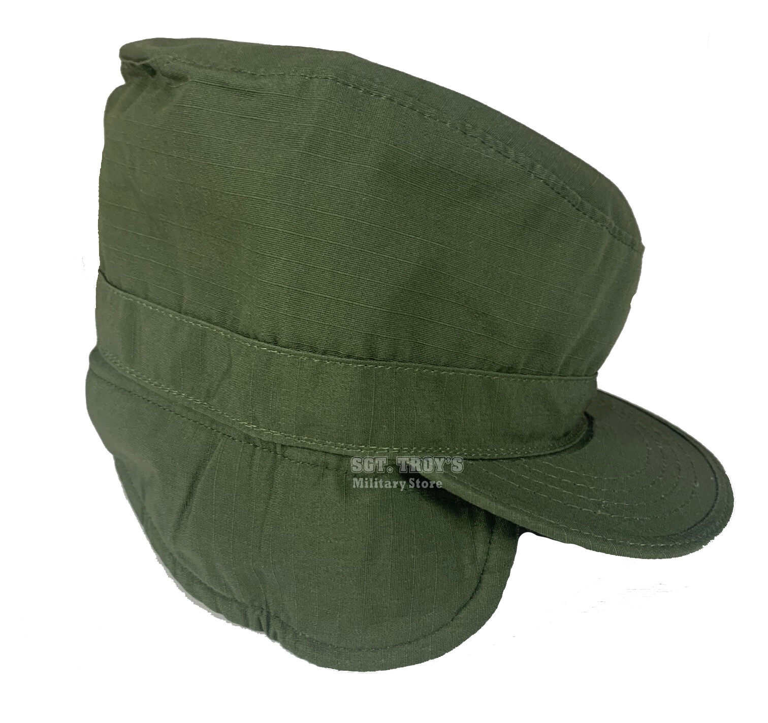Original Military Cold Weather Combat Patrol Cap with Fold Out Fleece ...