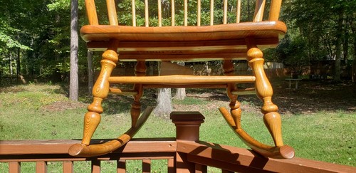 Virginia House Rocker Rocking Chair Rare Oak Vintage Comfortable ...