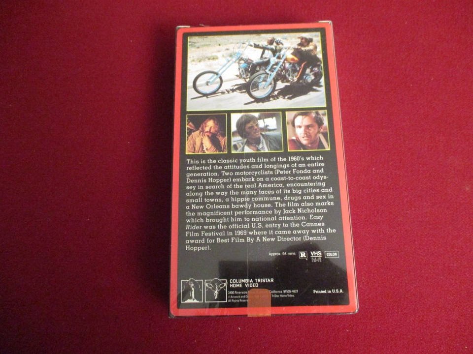 Easy Rider ~ VHS Movie ~ Peter Fonda & Jack Nicholson ~ Brand New ...