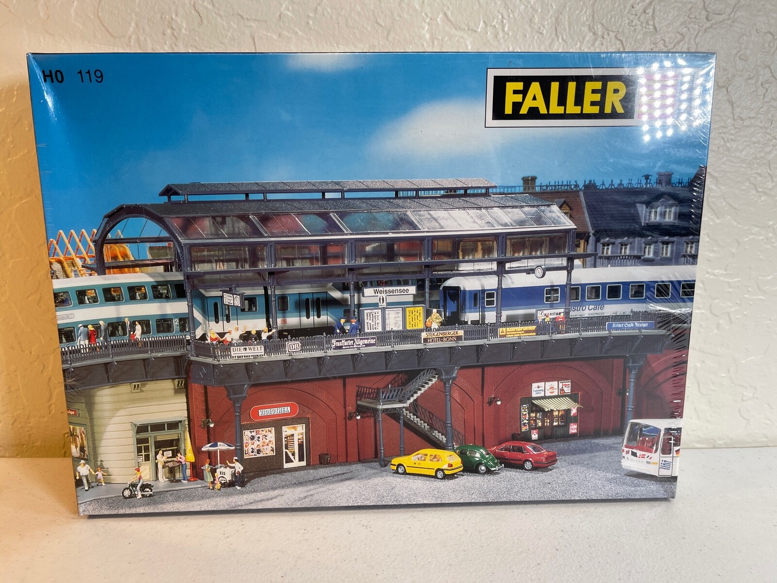 FACTORY SEALED RARE VINTAGE FALLER 120 119 HO S-BAHN RAILWAY STATION | eBay
