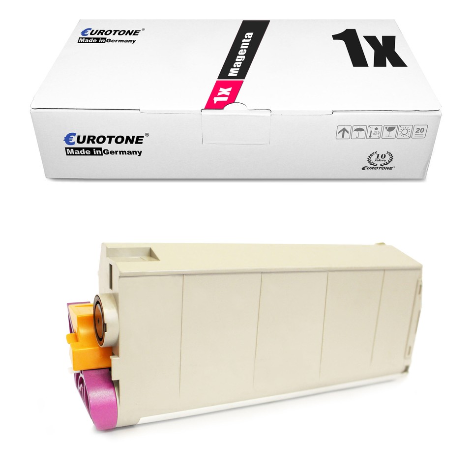 Eurotone Pro Tóner Magenta F R OKI MC-770-dnvfax MC-770-dnfwMC-770-dn ...