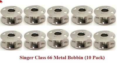 Singer Class 66 Metal Bobbin 10 Pack | eBay