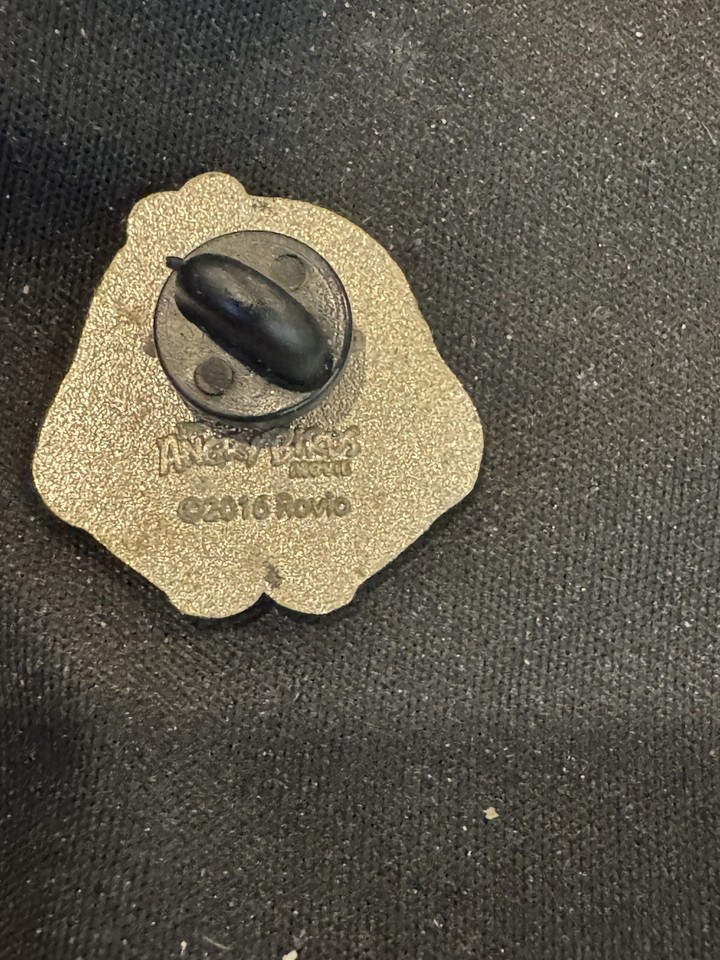 Angry Birds AMC Movie Promo 2016 Rovio Leonard Lapel Uniform Hat Pin ...