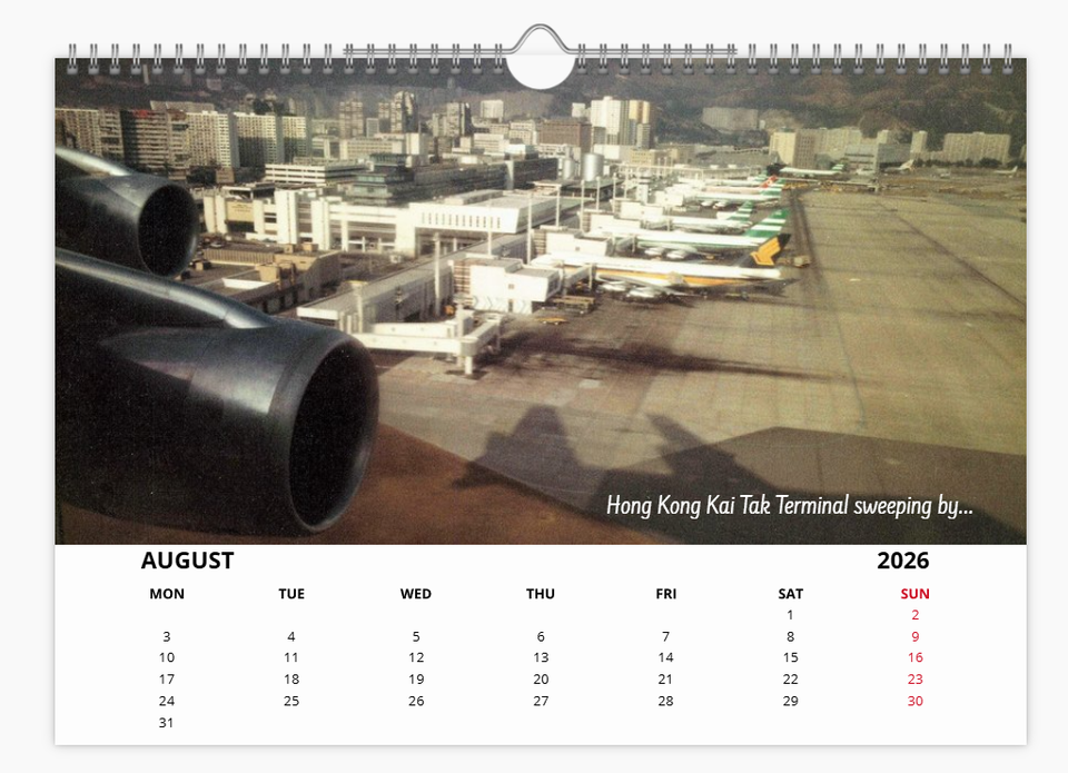 BRITISH AIRWAYS Boeing 747 Memories 2026 WALL Calendar Limited Edition ...
