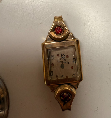 Vintage 30's Ladies Paul Breguette Ultramar Watch Dial Case Crystal ...