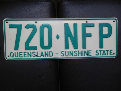 License Plate Number Plate QLD Sunshine State 720 NFP | eBay Australia