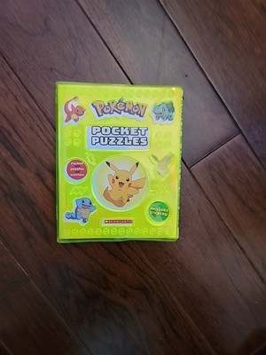 Pokemon Puzzles Scholastics Book W/Stickers 150+Pages of Puzzles & 62 ...
