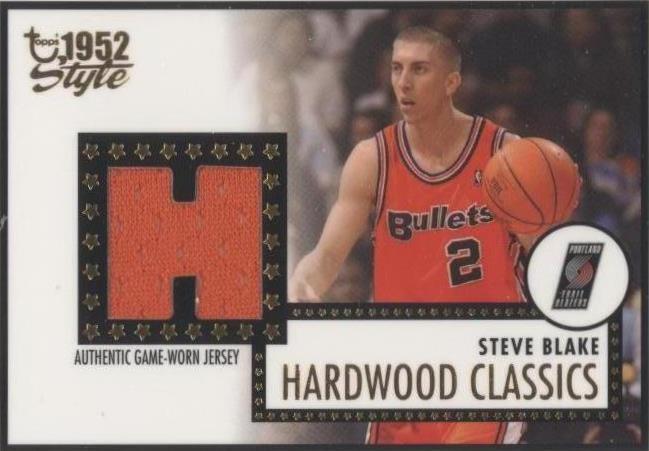 2005-06 Topps 1952 Style - Hardwood Classics Jerseys Steve Blake #HCR ...
