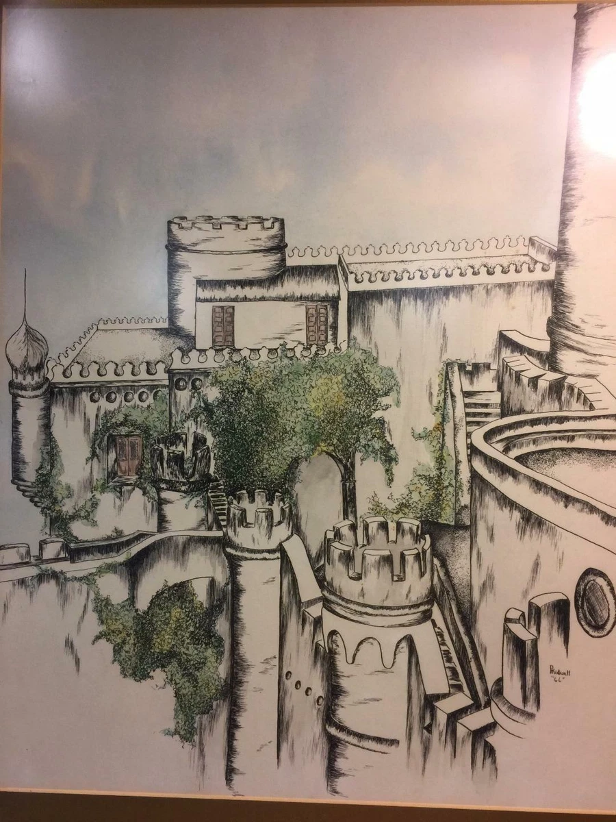 Vintage Castles Drawings