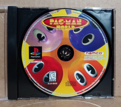 Pac-Man World 20th Anniversary (PS1, 1999) - Disc Only, Repro Art ...