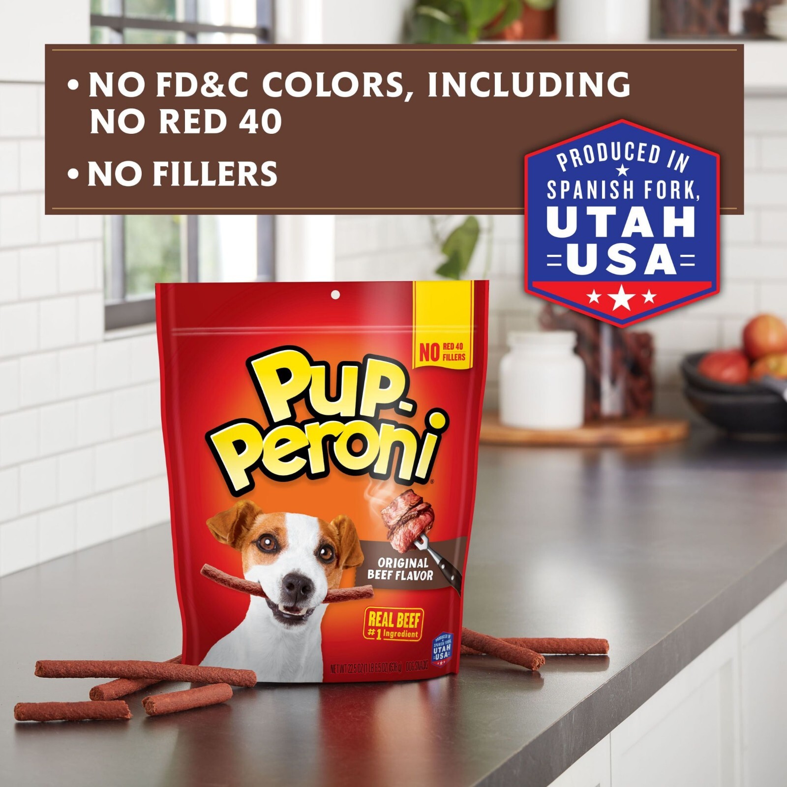4 PACK Pup Peroni Original Beef Flavor Dog Treats, 22.5oz Bag | eBay