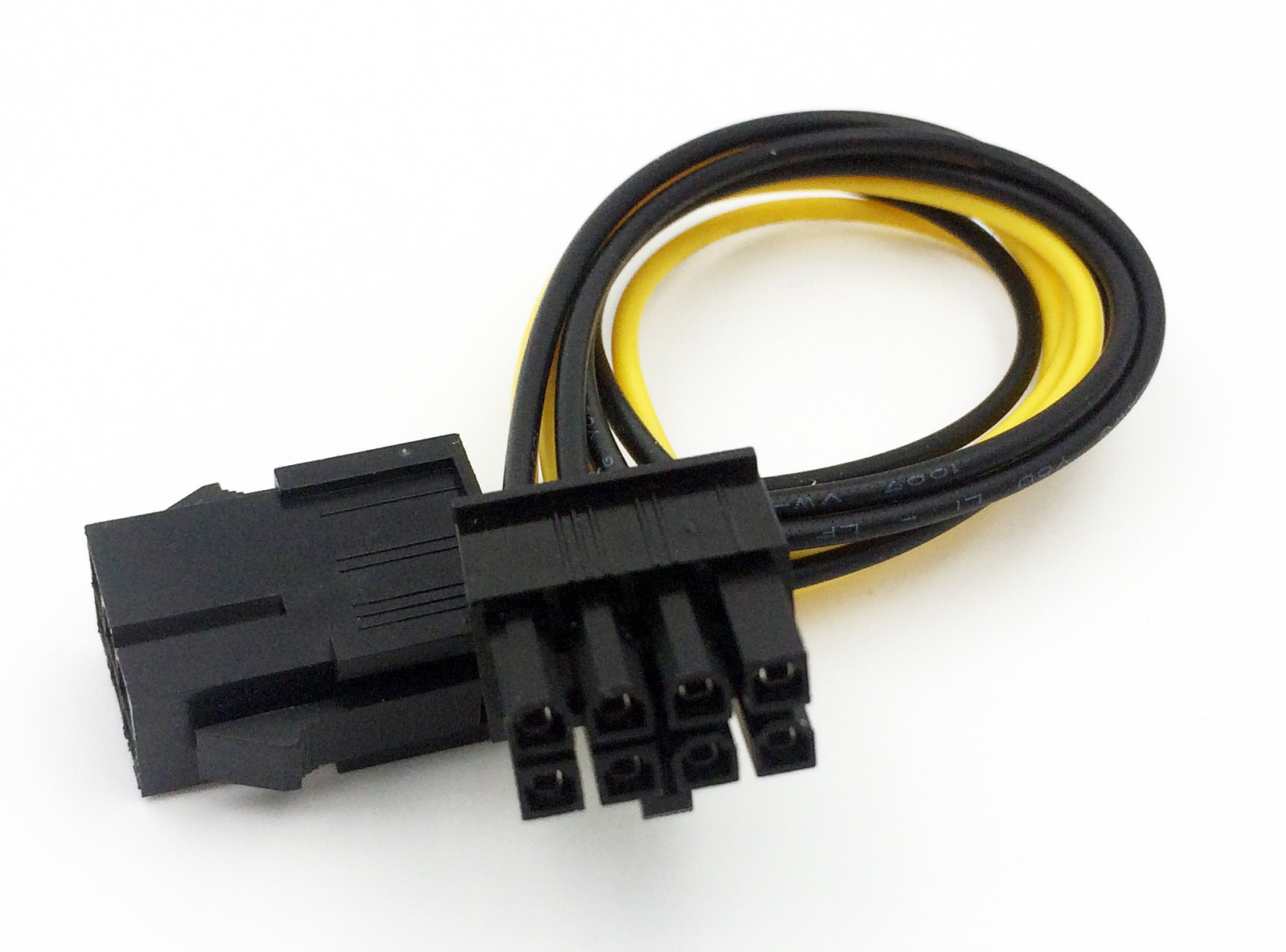 PCIe PCI Express VGA Graphics Card Power Adapter Cable 6 Pin to 8 Pin ...