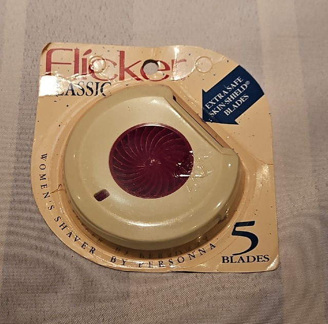 Vintage Personna Women's Flicker Classic Shaver Razor 5 Blades G8 for ...