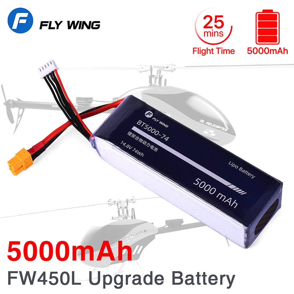 Fly Wing FW450L V3 Helicopter Original Receiver Motor ESC Servo Main ...
