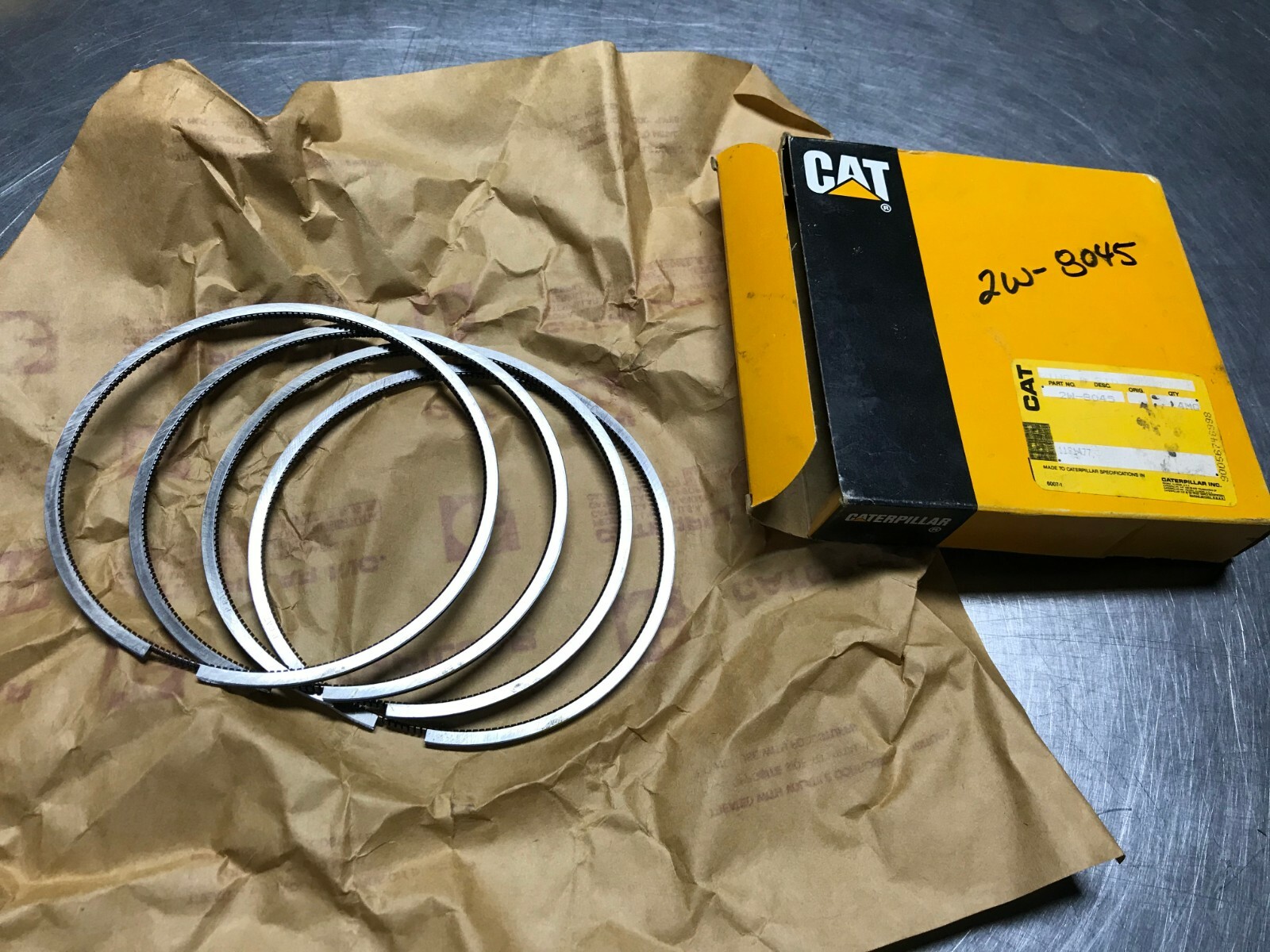 2W8045 GENUINE OEM CAT Oil PISTON RING QTY of 1 Ring Caterpillar 2W ...
