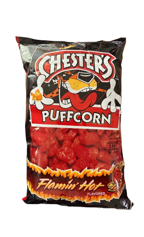 (4 Pack) Chesters Puffcorn Snack Flaming Hot 4.25 Oz Each | eBay