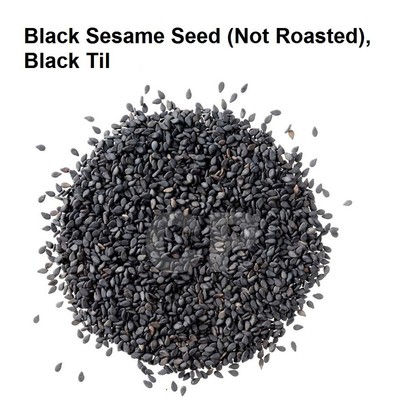 Black Sesame Seeds Niger Seed Sesamum Indicum Black Til Kala Til 1kg ...