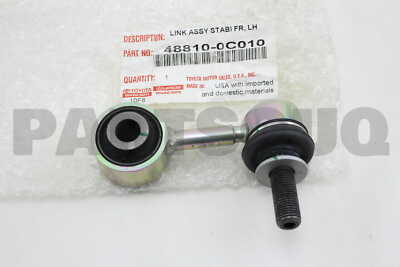 488100C010 Genuine Toyota LINK ASSY, FRONT STABILIZER, LH 48810-0C010 ...