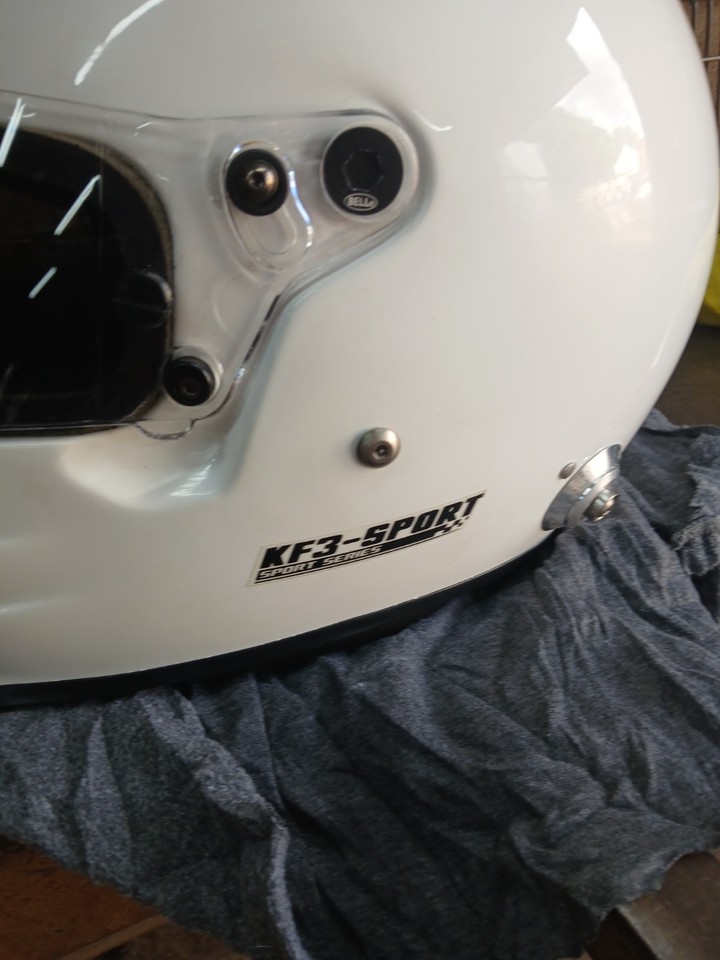 Bell KF3 Sport Crash Helmet Brisca Spedeworth Grasstrack Track day ...