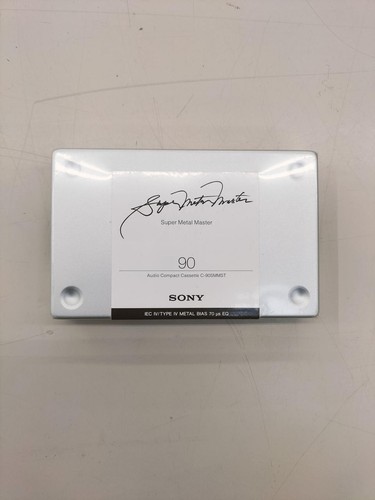 Sony C-90SMMST Super Metal Master 90 Cassette Tape unbenutzt Vintage ...