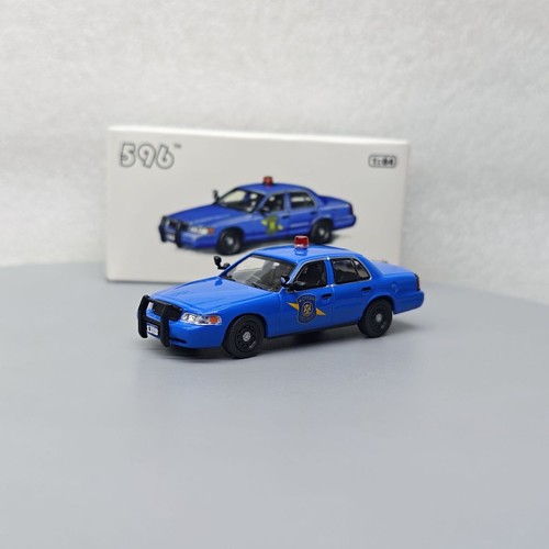 596 1:64 Michigan State Police Crown Victoria CV Model Diecast Metal ...