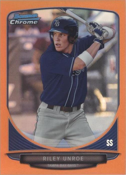 2013 Bowman Draft Picks & Prospects - Draft Picks Chrome Riley Unroe # ...