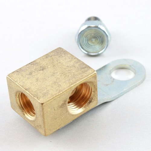 55 Chevy Right Passenger Side Front Brake Line Brass Junction Block ...