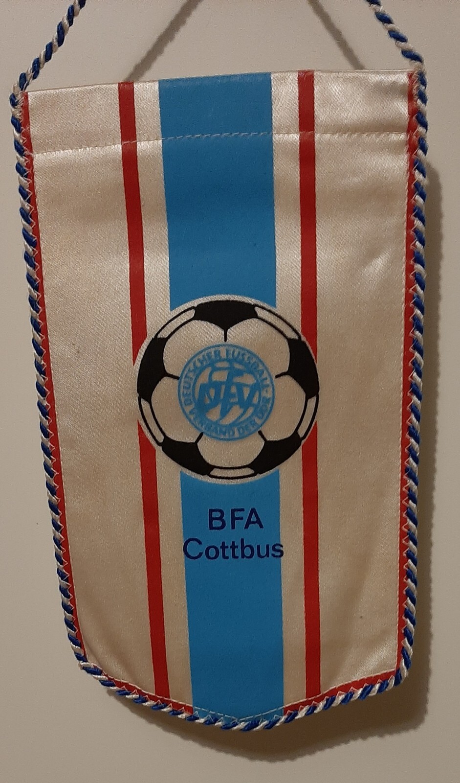 DDR Wimpel DFV BFA Cottbus alt Fan Fussball Oberliga Ostalgie rar ...