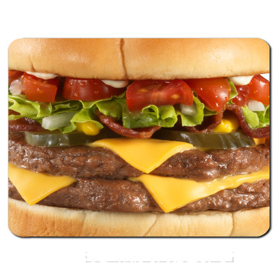 Cheese Burger Fast Food Hot Dog Diner Funny PC Computer Mousemat Mouse ...