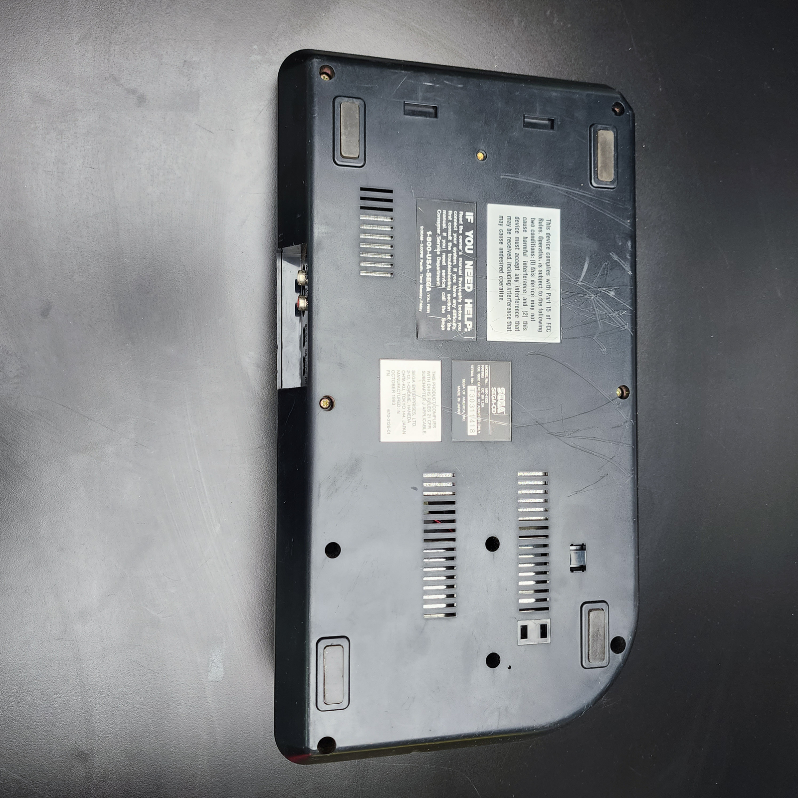 Genesis Model 2 Console Sega CD MK-4102 Untested for Parts and Repair 🎮 ...