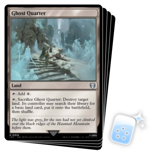 GHOST QUARTER X4 The Lord Of The Rings: Tales Of Middle-earth Commander ...