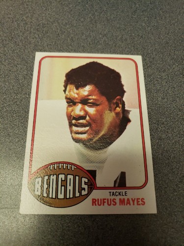 1976 Topps Rufus Mayes #391 Cincinnati Bengals | eBay