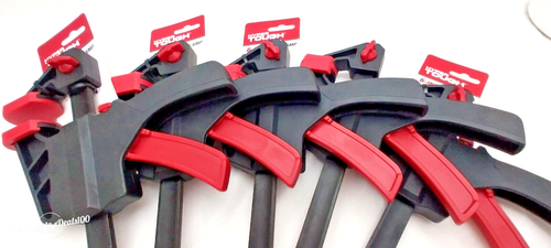 NEW Lot of 5 ToughBuilt 6-Inch Bar Clamps Quick-Release One Handed | eBay
