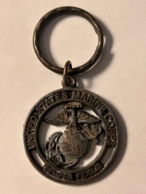 US Marine Corps Brass Keychain - VERY GOOD - USMC - Semper Fidelis | eBay
