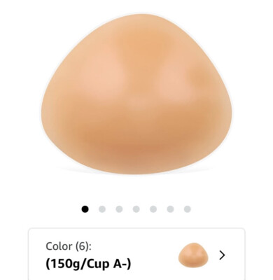 ONEFENG Triangle Concave Silicone Breast Form Mastectomy Prosthesis ...