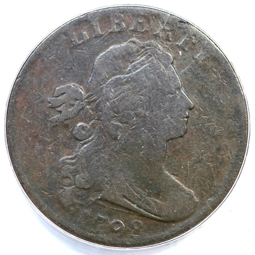 1798 S-185 R-2 ANACS VG 8 Draped Bust Large Cent Coin 1c | eBay